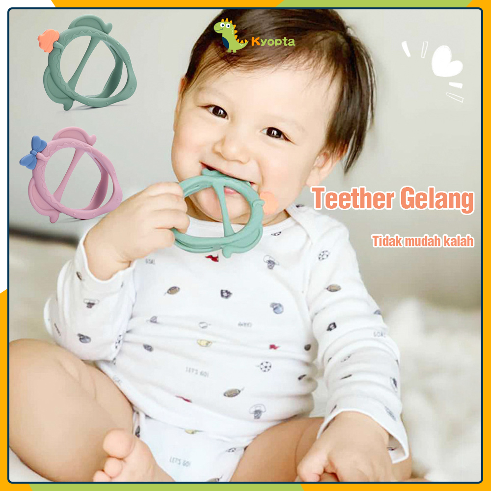 Jual Kyopta Premium Teether bayi Teether gelang BPA Free | Shopee Indonesia