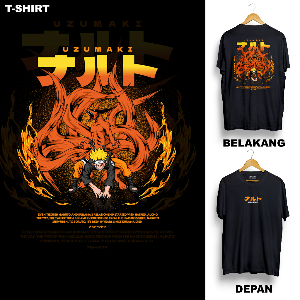 Jual NARUTO - KAOS DEWASA MOTIF ANIME NARUTO BORUTO KARAKTER UZUMAKI ...