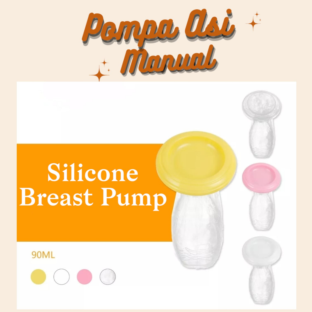 Jual Silicone Breast Pump Pompa ASI Silikon Manual Tabung Susu Bayi ...