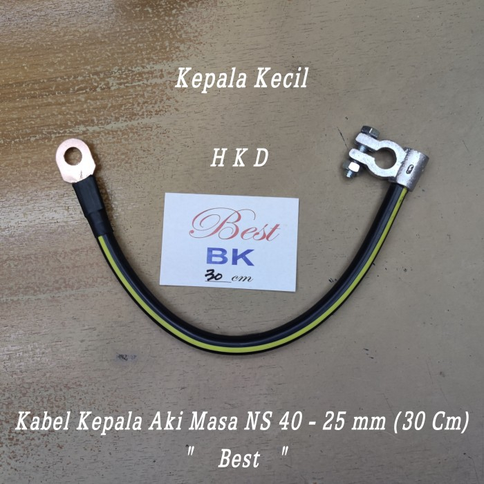 Jual KABEL KEPALA AKI MASA MOBIL DIAMETER 25MM PANJANG 30 CM -75 CM ...