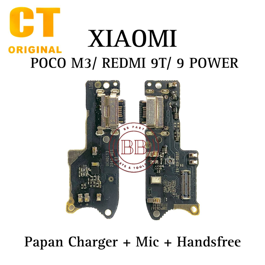 Jual Original CT Ada IC - Papan Konektor Charger Mic Handsfree Xiaomi Poco M3 / Redmi 9T / Redmi ...