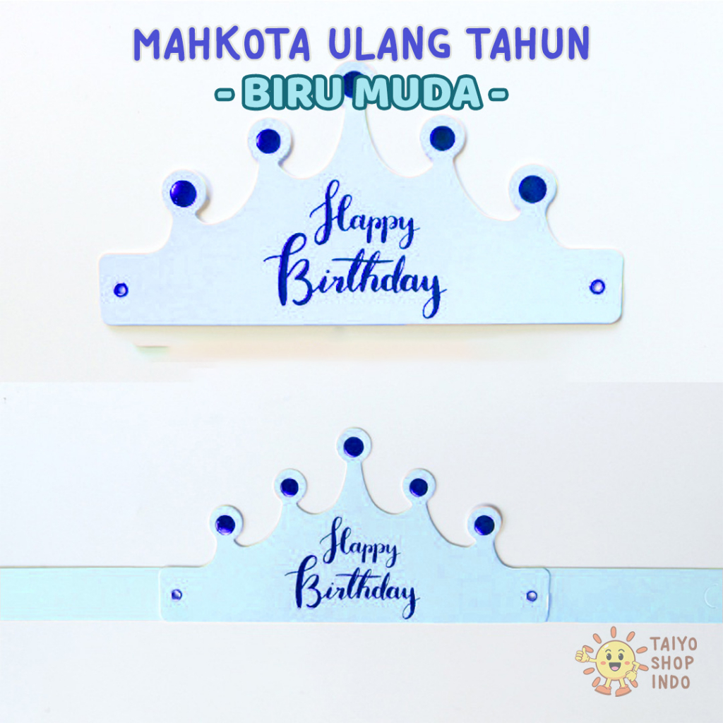 Jual TAIYO Mahkota Ulang Tahun Topi Pesta Birthday Animal Anak Dekorasi ...