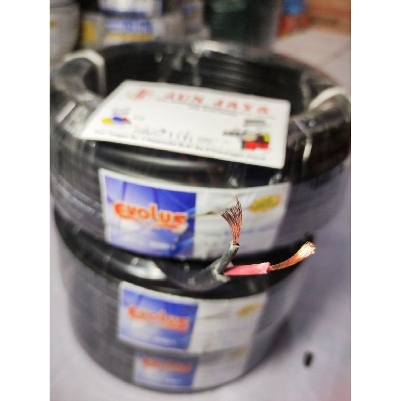 Jual Kabel Listrik / Audio Serabut Tebal Evolus 2x0.75 25 Meter | Shopee Indonesia
