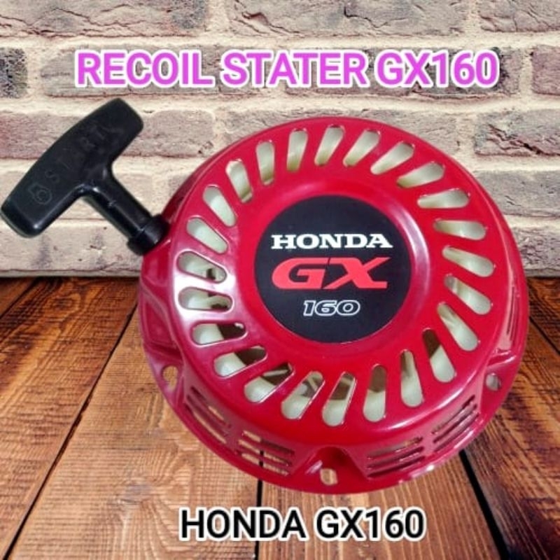 Jual Recoil starter / tarikan starter gasoline engine GX-160 GX 200 MODEL PLAT BESI | Shopee ...