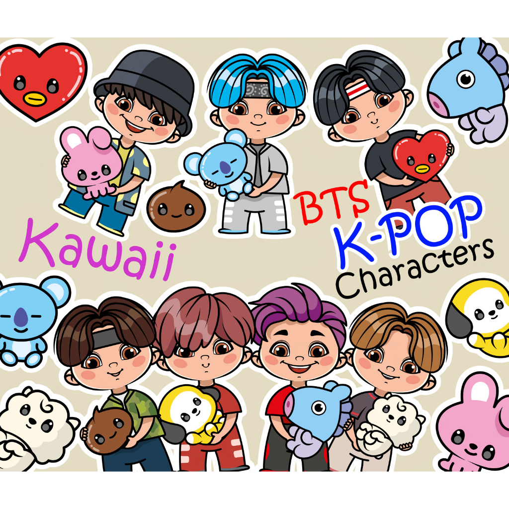 Jual STICKER BTS ARMY STICKER TUMBLR LAPTOP | STIKER KOPER HELM ...