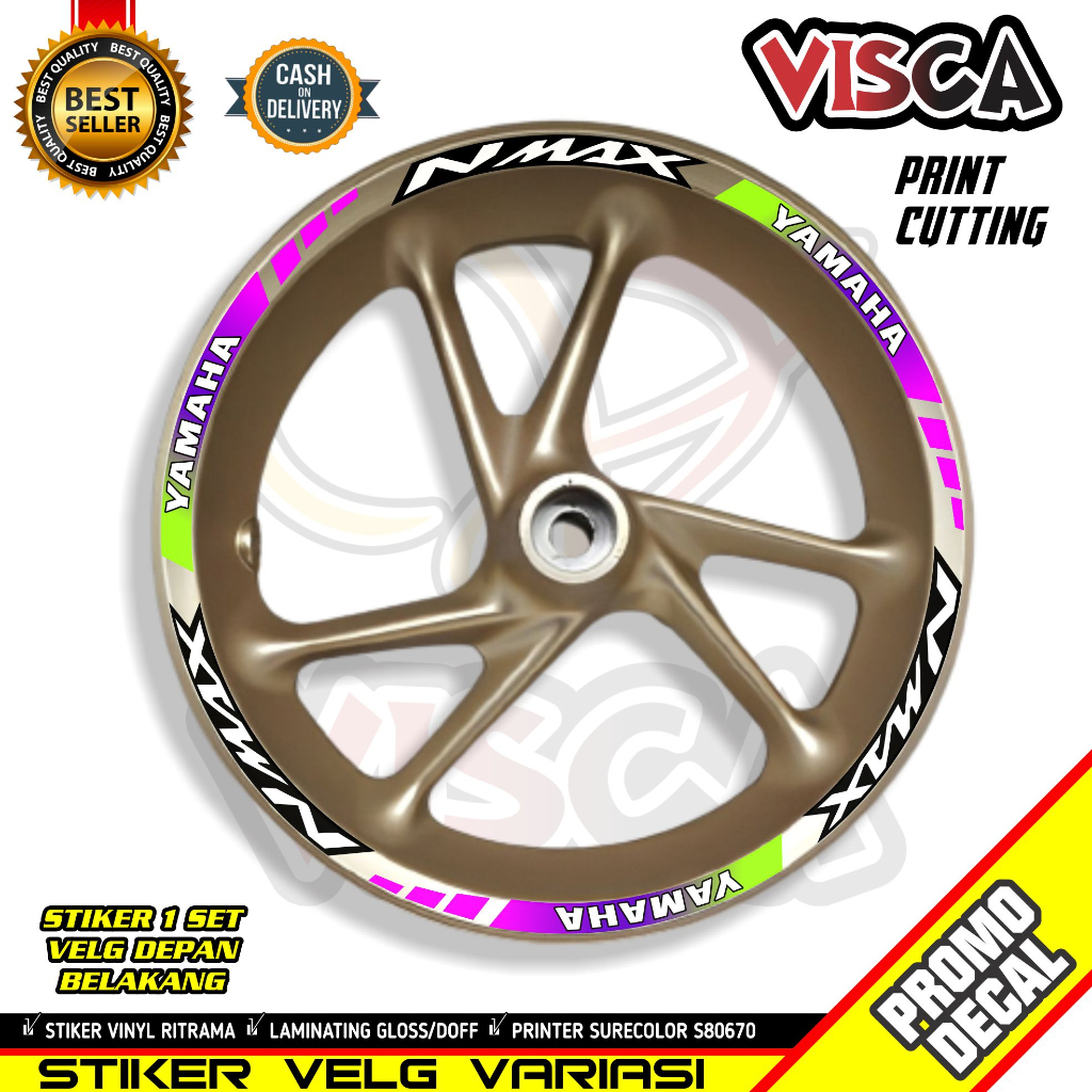 Jual Stiker Velg List Velg Motor Stiker Velg Sticker Velg ALL NMAX ...
