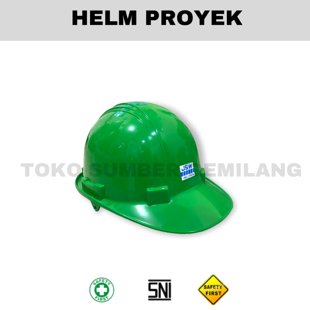 Jual Helm Proyek / Helm Proyek Hijau / Helm Bangunan / Helm Proyek SNI ...