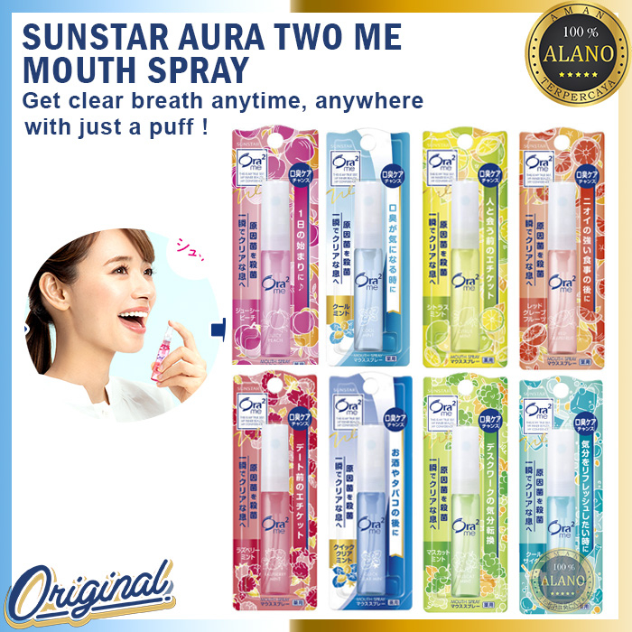 Jual Sunstar Aura Two Me Mouth Spray (Ora2) Original Japan - Penghilang ...