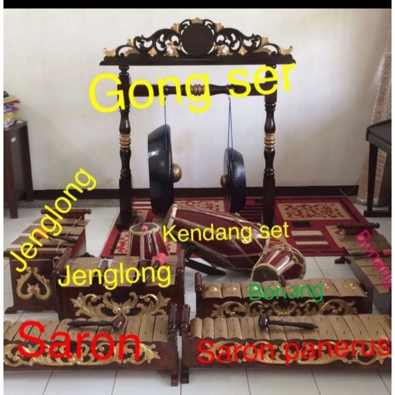 Jual gamelan degung sunda 1 set temprak & bokor fullset | Shopee Indonesia