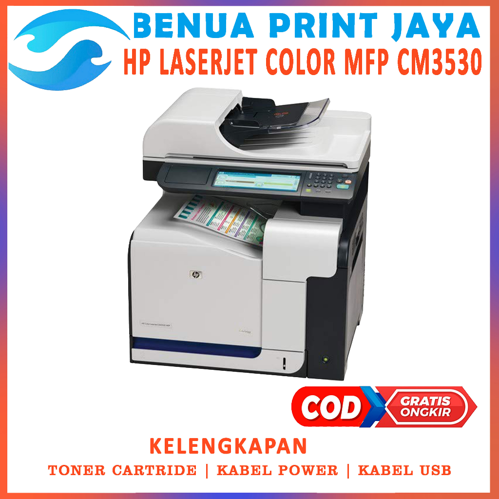 Jual Printer Hp Laserjet CM3530 MFP cartrdige toner compatible CE250A ...