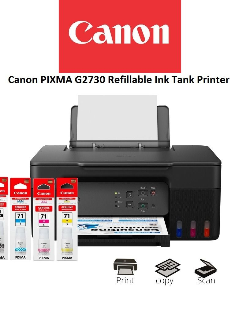 Jual Printer Canon PIXMA G2730 Printer Multifungsi Print Scan Copy ...