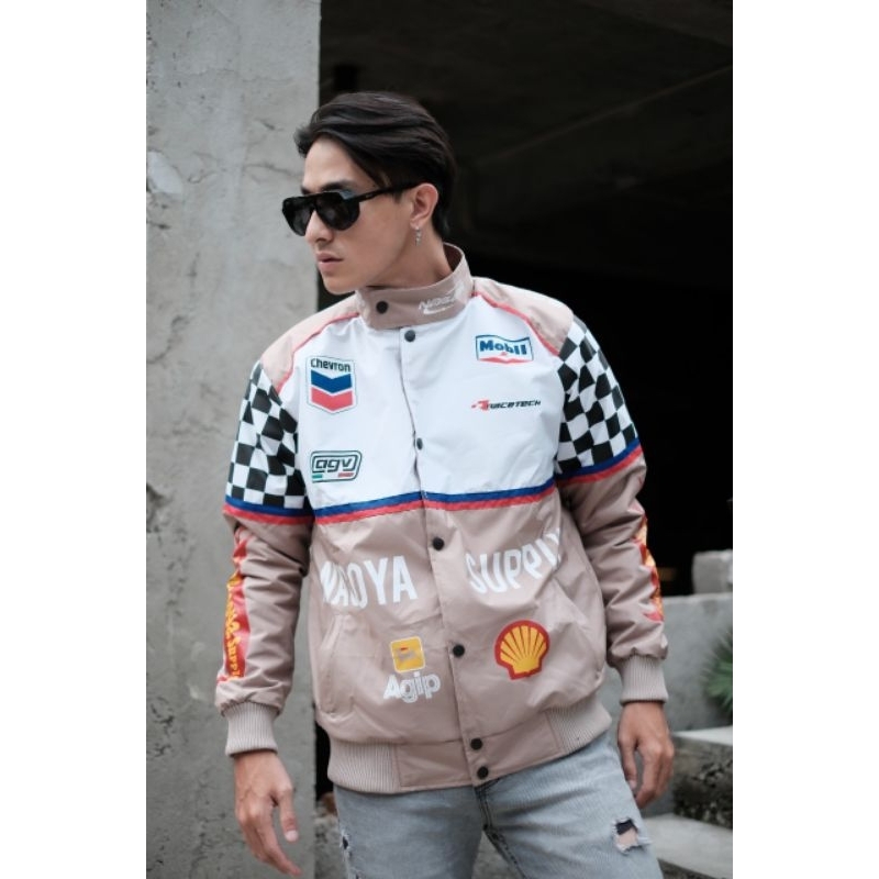 Jual Jaket Vintage Racing Nascar Jaket Racing Varsity Pria | Shopee Indonesia