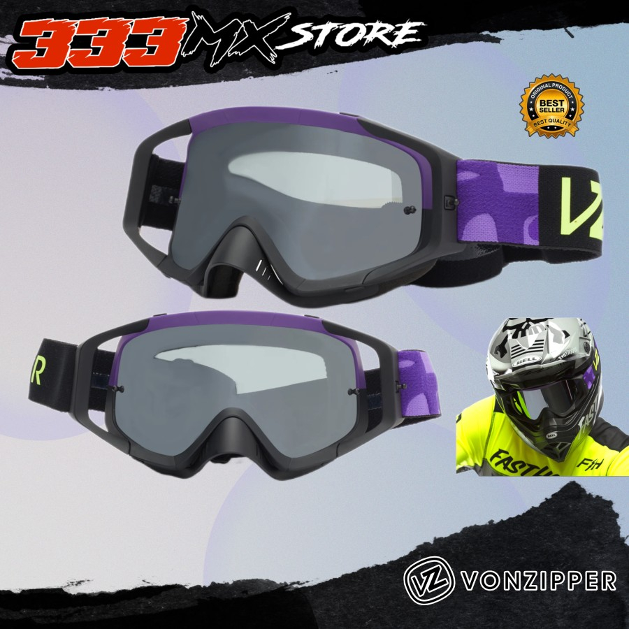 Jual GOGGLE VONZIPPER PORKCHOP ZEPHYR PURPLE KACAMATA TRAIL VNZIPR ...