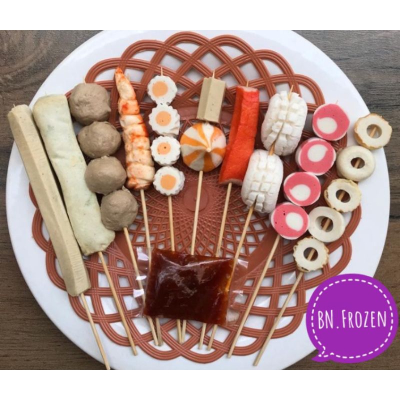 Jual Sate Seafood Angkringan isi 10 Tusuk | Shopee Indonesia