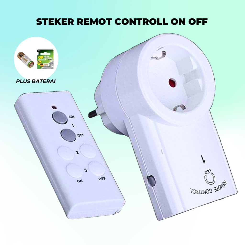 Jual Stop kontak listrik remot kontrol colokan listrik remote control ...