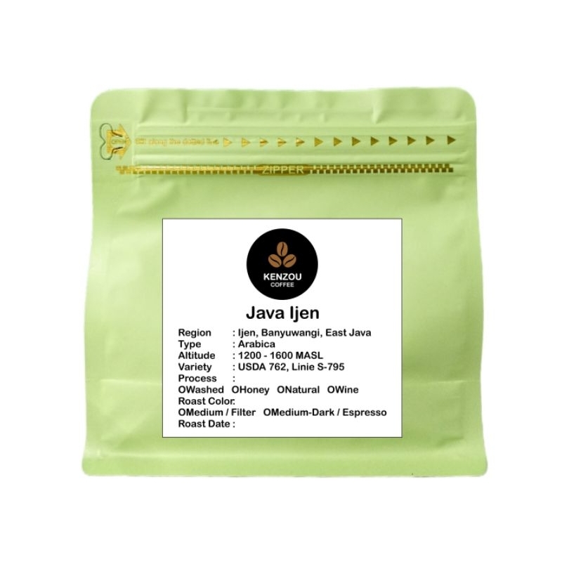 Jual Kenzou Coffee Biji Kopi Java Ijen (Washed) | Shopee Indonesia