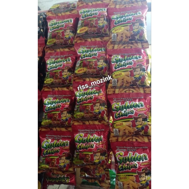 Jual Golden Chips Renteng 10pcs | Shopee Indonesia