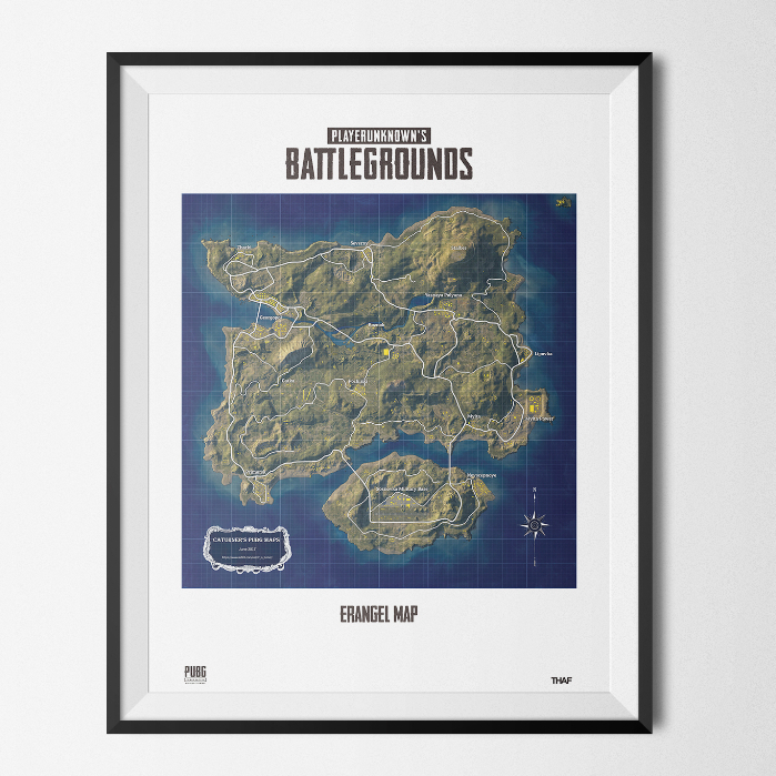 Jual Poster Peta PUBG PAKET LENGKAP (4 MAP) Limited | Shopee Indonesia