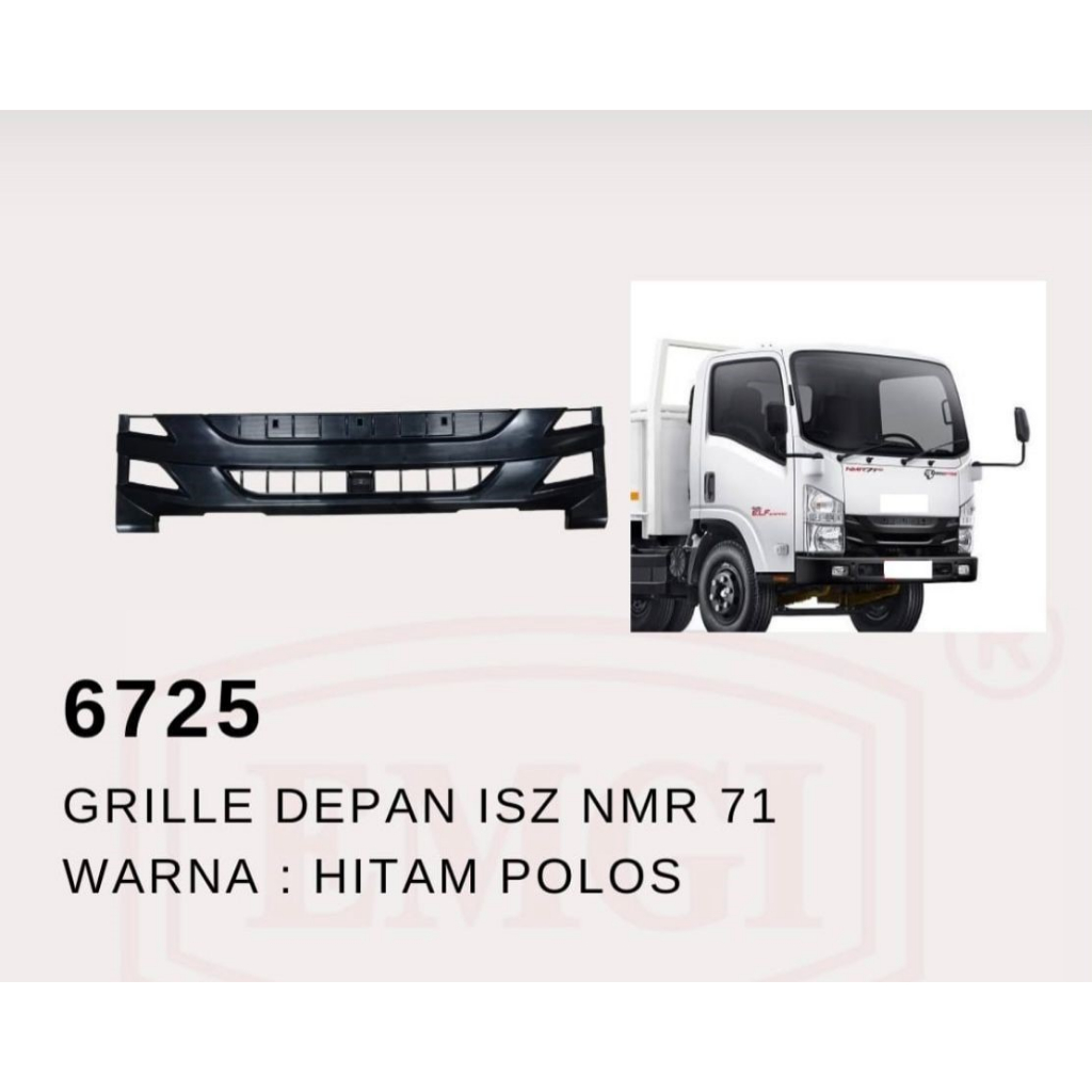 Jual 6725 Front Grill Rang Rambang Depan Isuzu Elf NLR NMR 71 Hitam ...