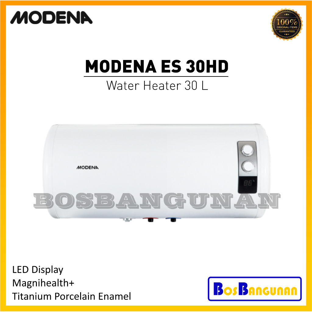 Jual Water Heater Listrik MODENA ES 30 HD / Pemanas Air Listrik MODENA ...