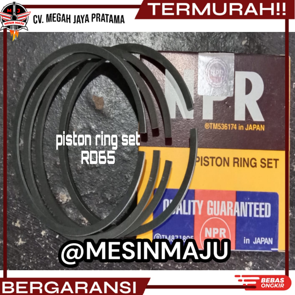 Jual PISTON RING SEHER MESIN YANMAR TF85 /PISTON RING SET TF85 MM | Shopee Indonesia