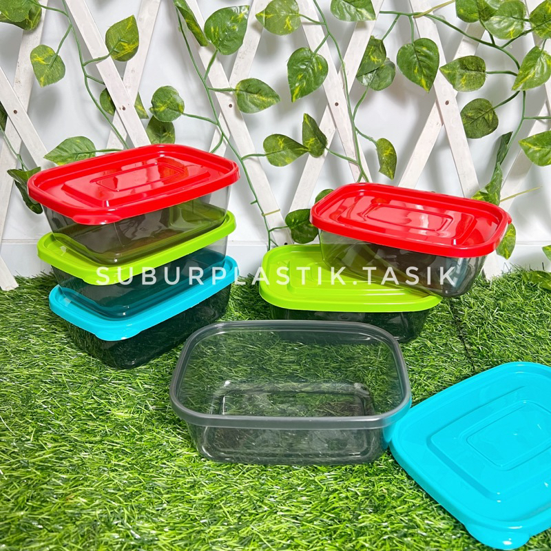 Jual [6 & 12 pcs] Lunch Box Toples Plastik Calista Furano Bekal ...