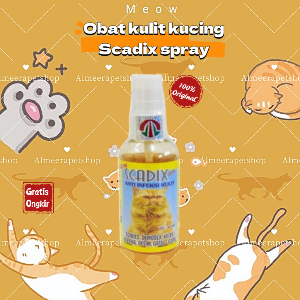 Jual OBAT KULIT KUCING SCADIX SPRAY MENGOBATI GATAL KUDIS DAN SCABIES ...