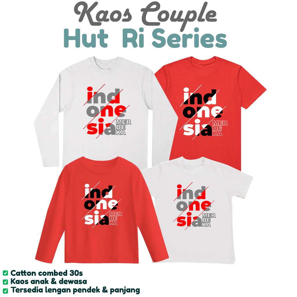 Jual Kaos Couple Family Agustusan / Kaos Couple Keluarga HUT RI / Kaos ... Jual Kaos Couple Family Agustusan / Kaos Couple Keluarga HUT RI / Kaos ...
