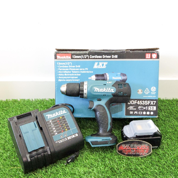 Jual Mesin bor charger 18V 1 baterai DDF453SX7 Makita | Shopee Indonesia