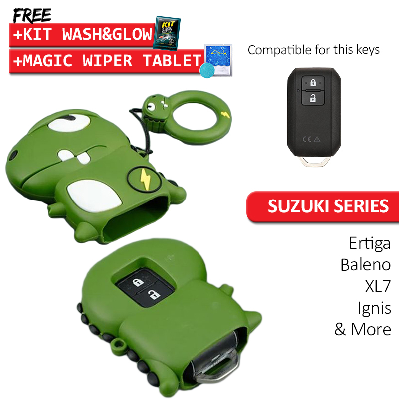 Jual Suzuki Ignis 2022 2023 2024 - Cute Dino Case Kunci Mobil Key Cover ...