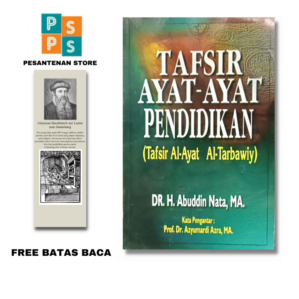 Jual BUKU ORIGINAL Buku Tafsir Ayat ayat Pendidikan Tafsir Tarbawi ... Jual BUKU ORIGINAL Buku Tafsir Ayat ayat Pendidikan Tafsir Tarbawi ...