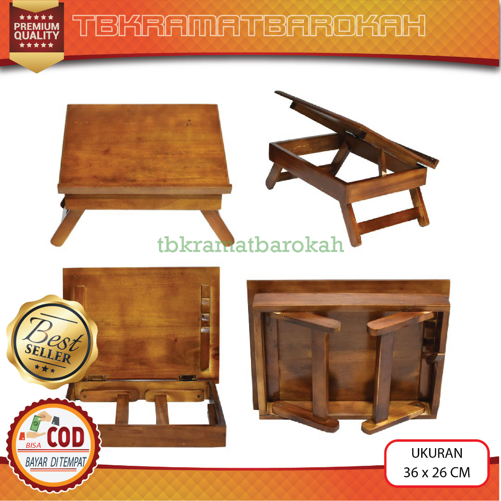 Jual Meja Kayu Alquran Rehal Rekal Lipat Sedang Besar Ukir Mahoni ...