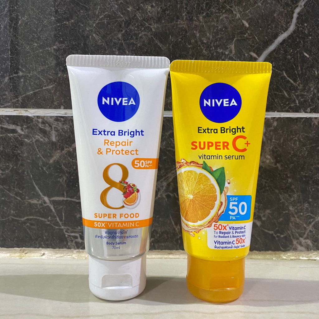 Jual Nivea Extra Bright Sunscreen SPF 50 PA+++ - 70ml | Shopee Indonesia