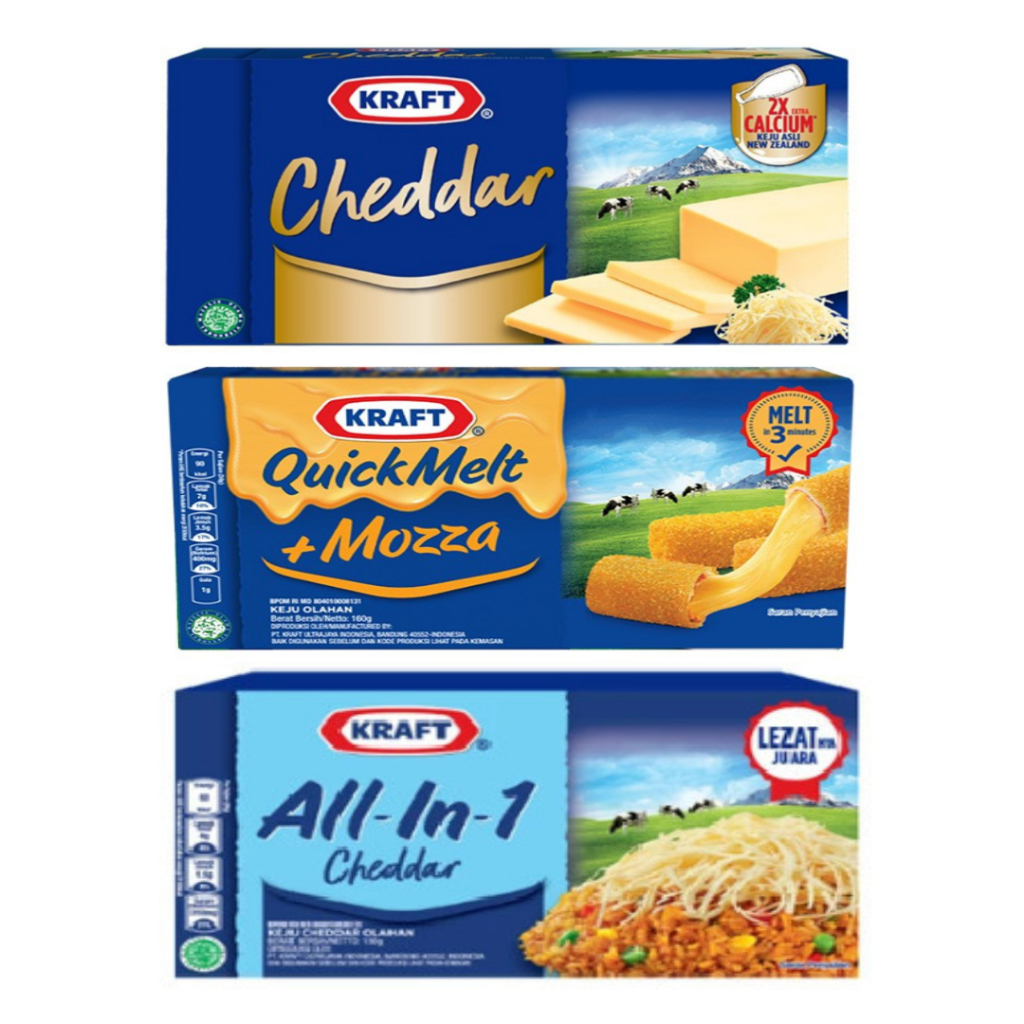 Jual Kraft Keju Cheddar 150g | Shopee Indonesia