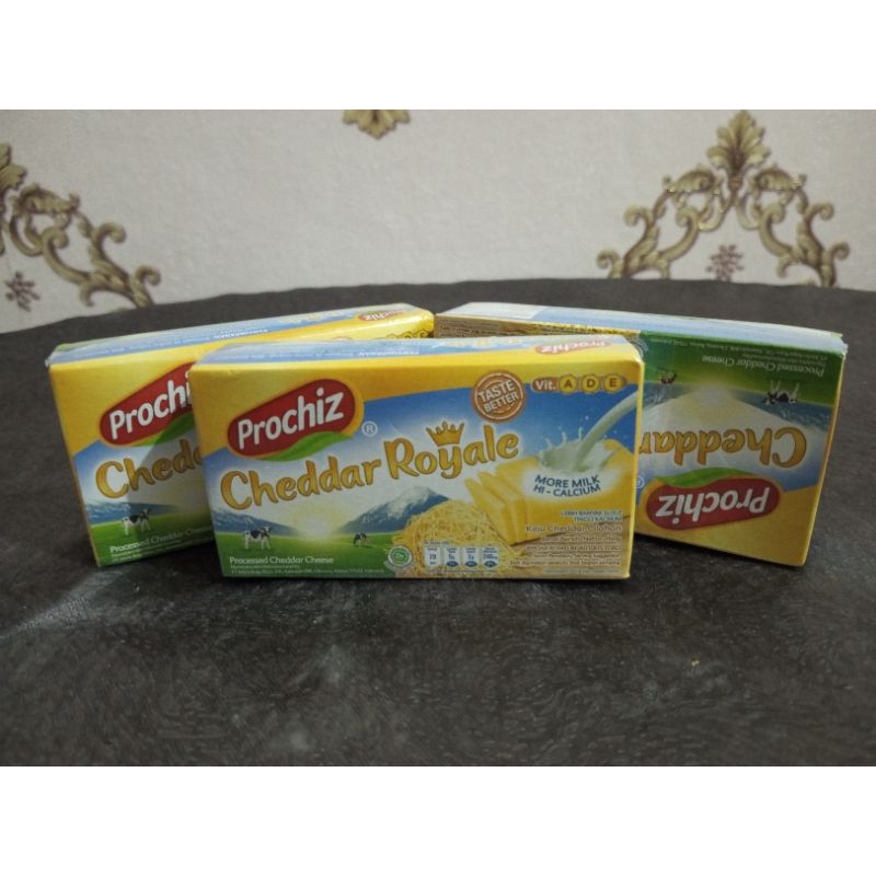 Jual Prochiz Cheddar Royale / Keju Cheddar Olahan 160 gram | Murah ...