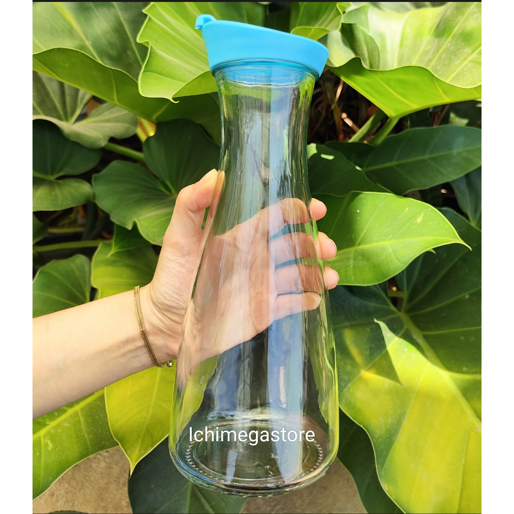 Jual Pitcher Juice Susu Kaca Botol Besar Gelas Carafe Soda With Lid ...