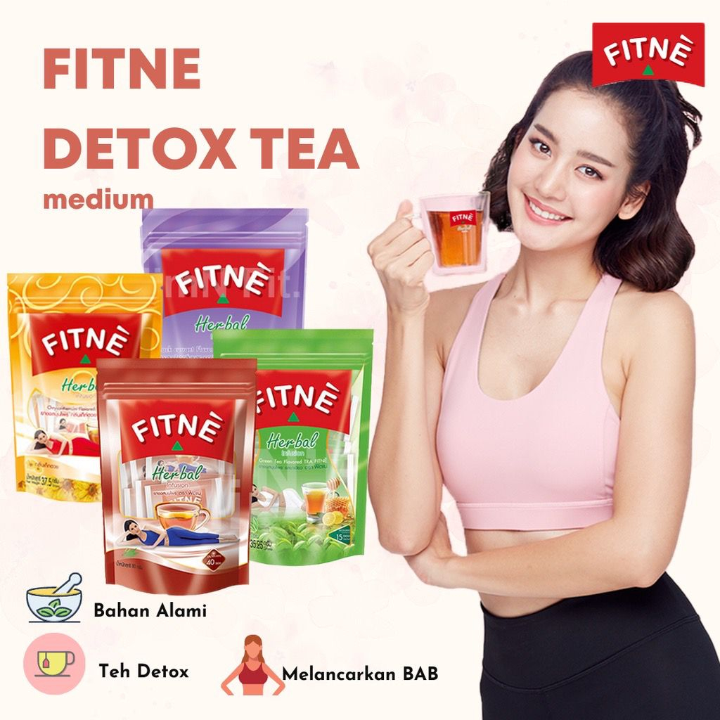 Jual Fitne Tea Detox Tea ukuran medium dengan berbagai varian rasa ...