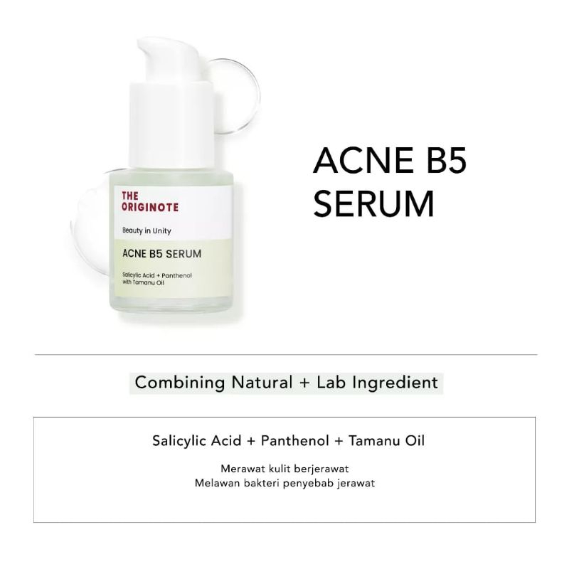 Jual The Originote Acne B5 Serum - Serum Anti Acne Anti Inflamasi untuk ...