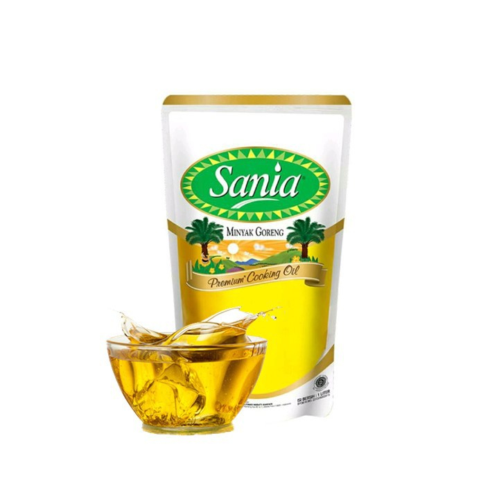 Jual [ JATIM ] 1 Liter SANIA Minyak Goreng Premium 1 Liter Refill ...