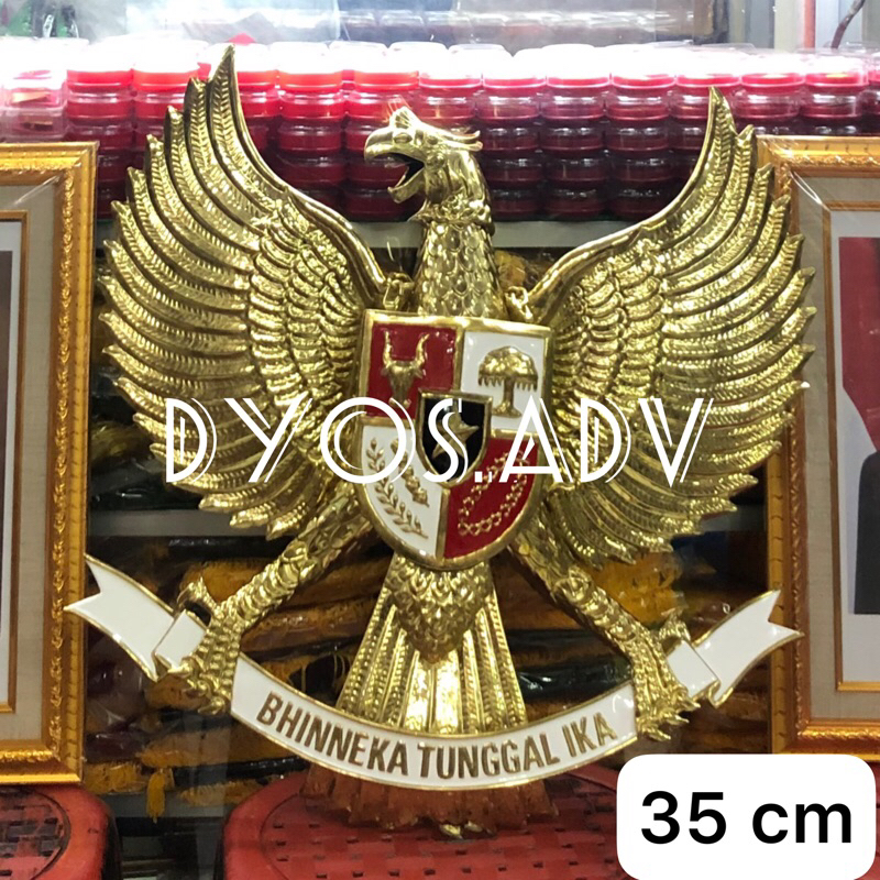 Jual Garuda pancasila garuda kuningan 35cm | Shopee Indonesia