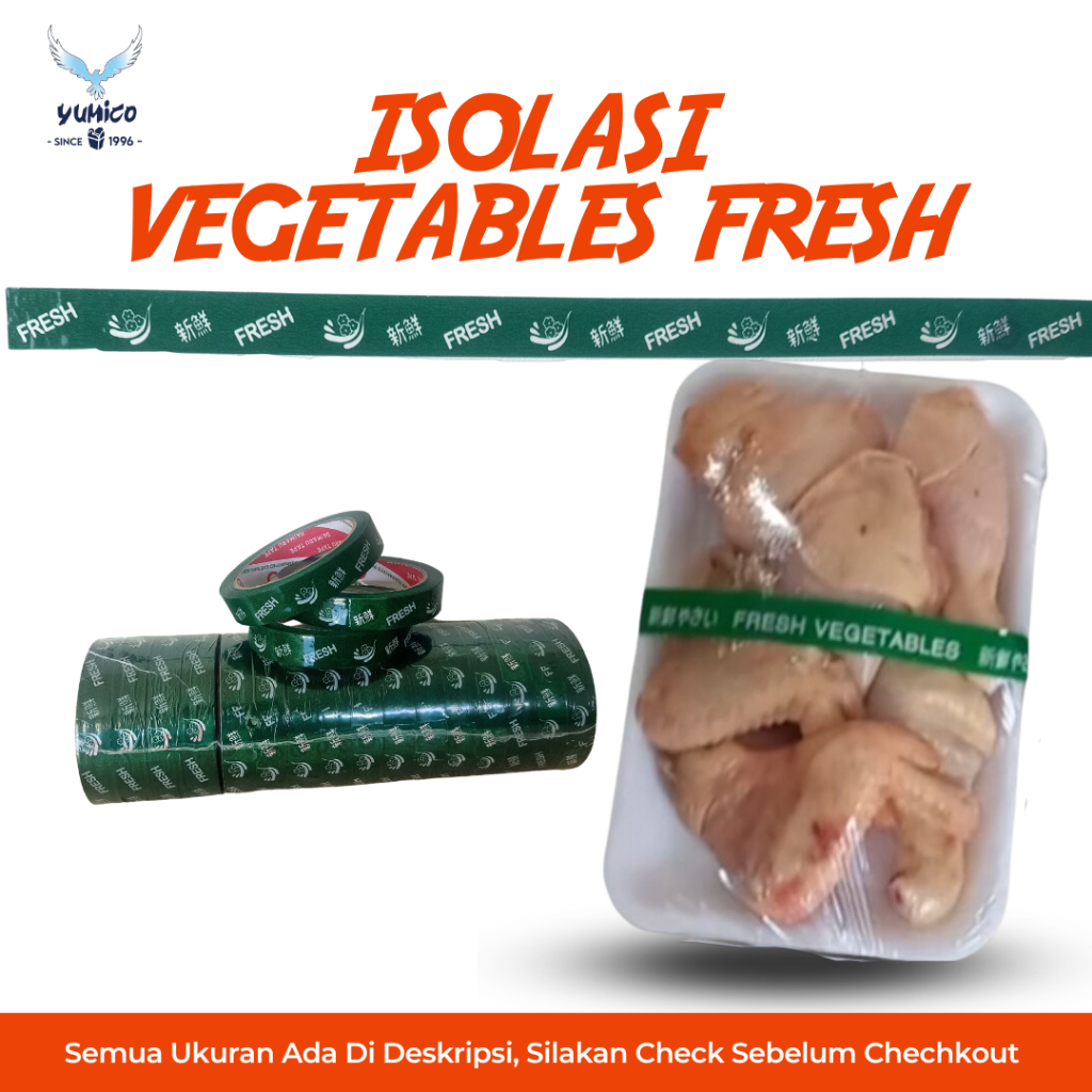 Jual Lakban Sayur Isolasi Tape - Fresh Vegetable | Isolasi Sayur Fresh ...