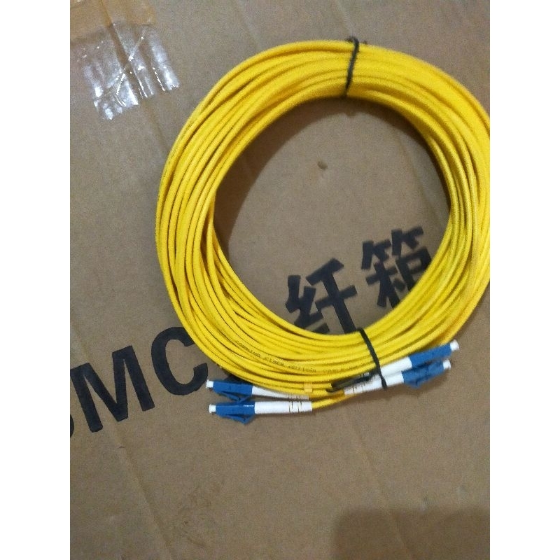 Jual patch cord LC LC upc duplex 15m 3mm | Shopee Indonesia
