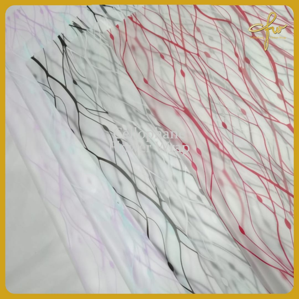 Jual Kertas Buket Layered Line Cellophane Flower Wrapping | Shopee ...