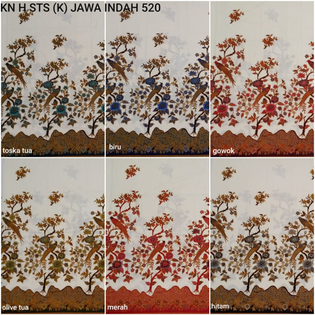 Jual Kain Batik Unggul Jaya - Putri Jelita - Jawa Indah 520 - Motif ...