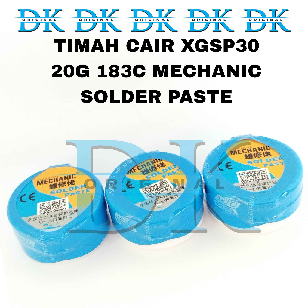 Jual Timah Cair-Timah Pasta Mechanic Pasta Solder XGSP30 20g 183c ...