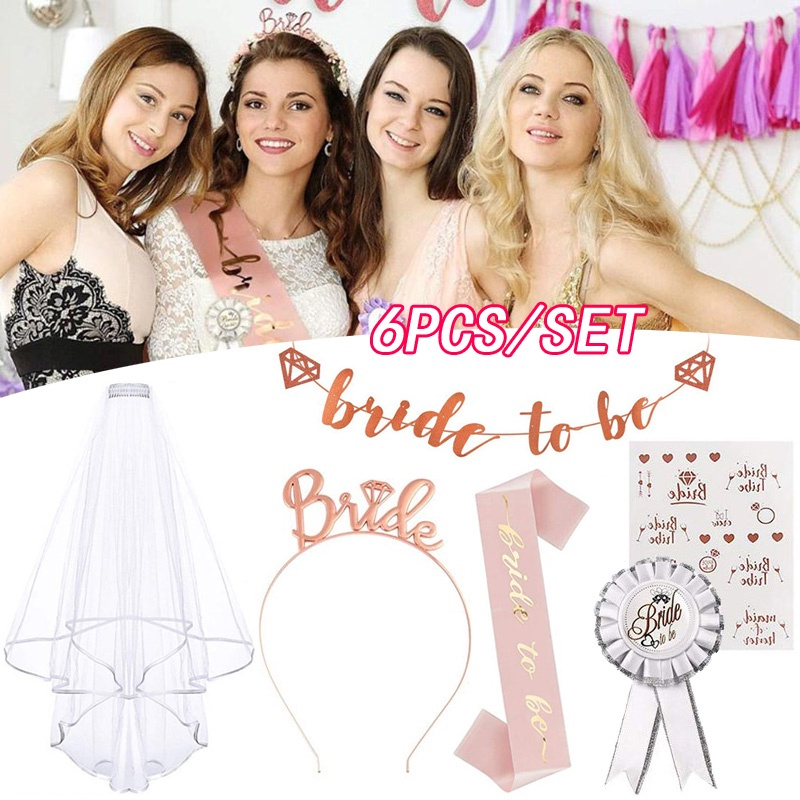 Jual Bride to Be Accesories Pesta Bridal Calon Pengantin / Paket Sash ...