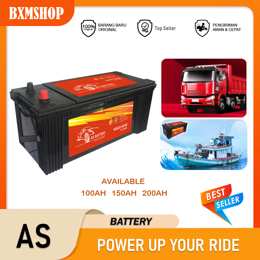 Jual Aki Accu Genset Kapal Industri Bus 12v 200Ah /150ah / 100Ah Aki ...