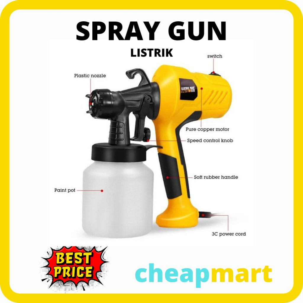 Jual Mesin Spray Gun / Spray Gun Listrik / Spray Gun Charge / Mesin Cat ...
