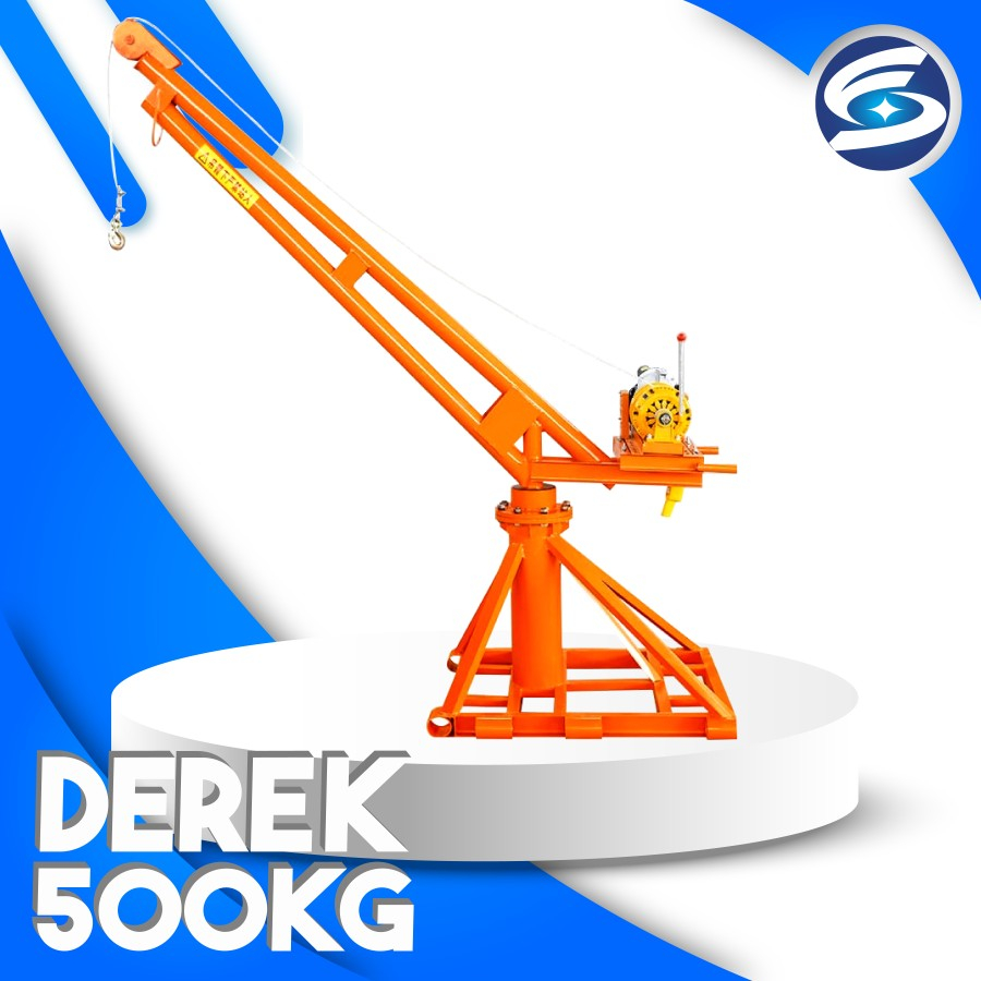 Jual CRANE MINI WINCH HOIST KATROL PENGANGKAT BARANG DEREK 500 Kg ...