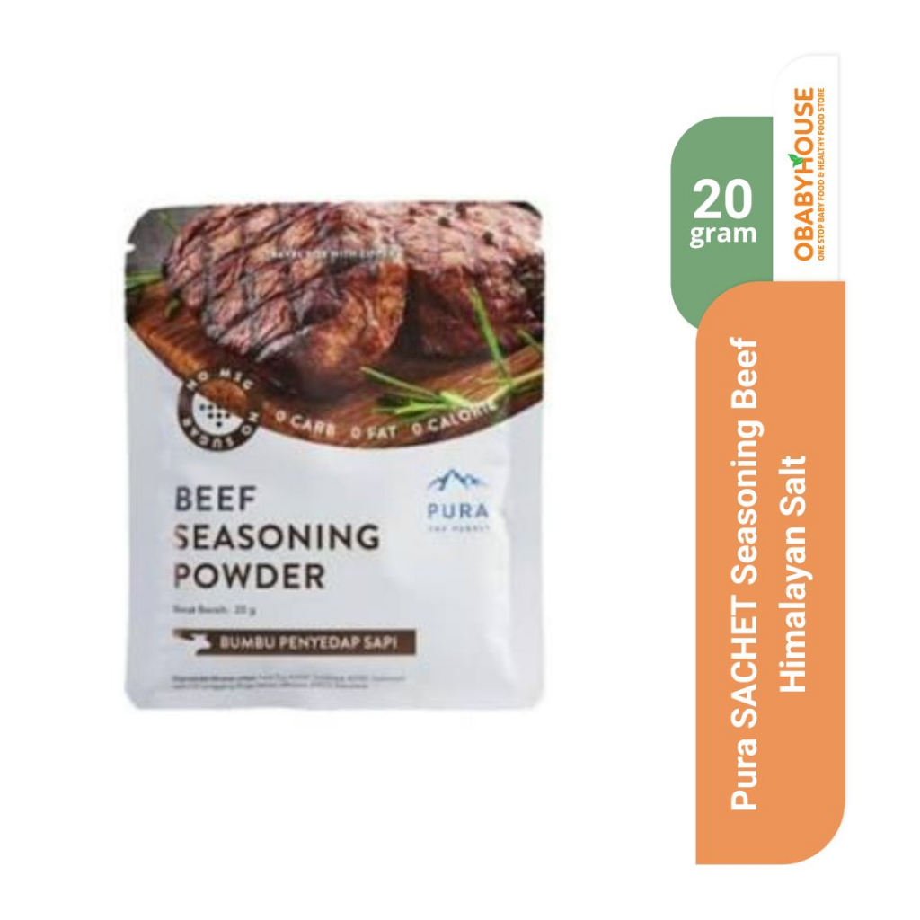 Jual Pura SACHET Seasoning Beef Himalayan Salt 20 gr | Shopee Indonesia